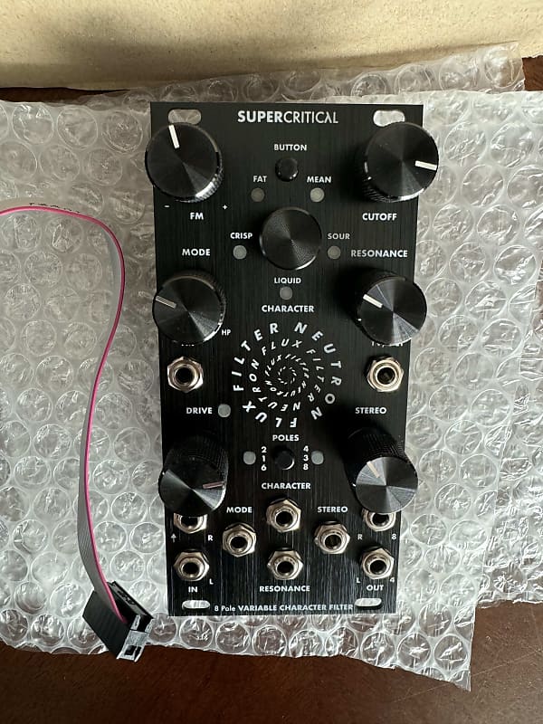 Supercritical Synthesizers Neutron Flux 8 Pole Filter - Black | Reverb