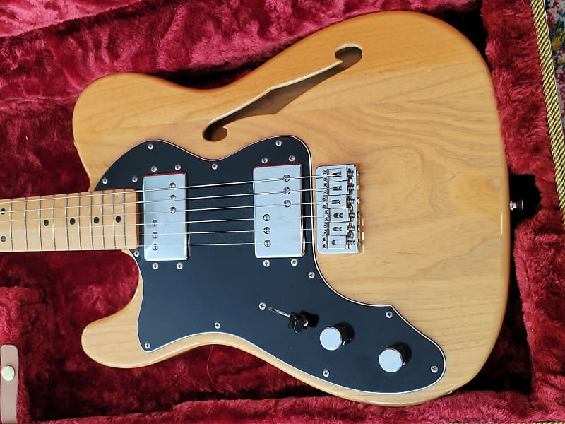 Lefty MIJ Fender Japan 72 Telecaster Thinline Reissue Left | Reverb