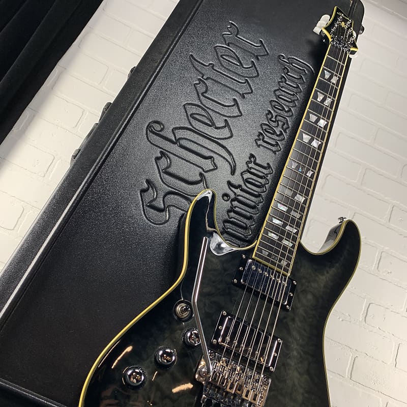 Schecter C-1 Custom FR Left Handed Lefty Electric Guitar | Reverb