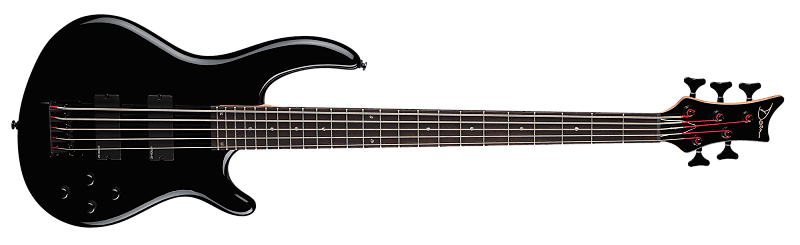 Dean Edge 5 string bass guitar EMG pickups 2020 Black | Reverb
