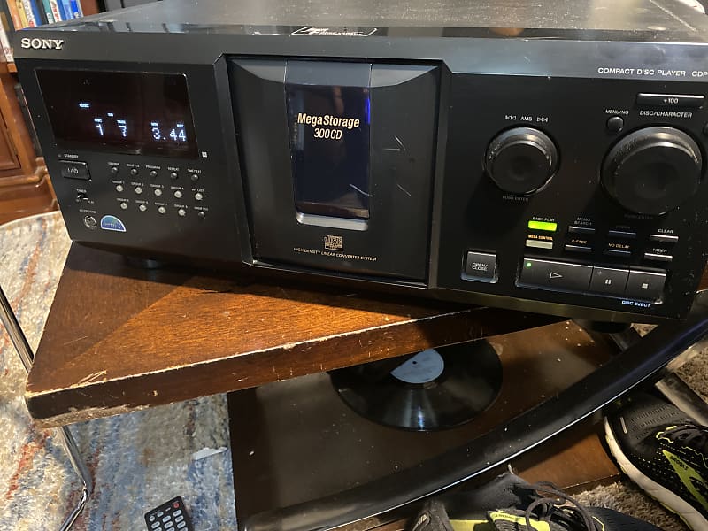 Sony 300 cd player Cdp cx 355 2003 - Black | Reverb