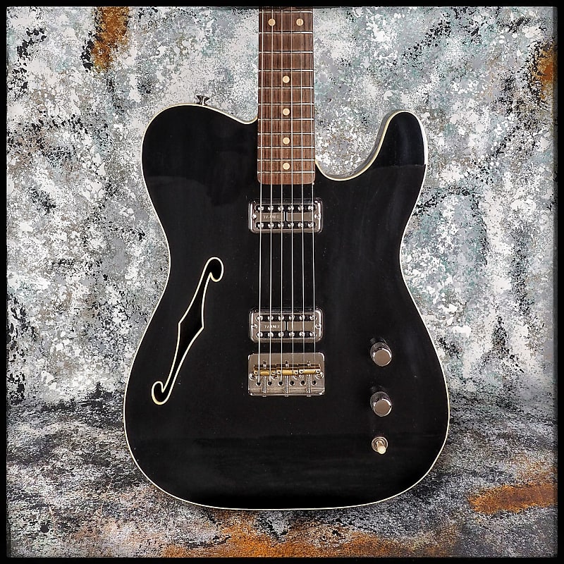 Rutters Thinline Cabronita Style Telecaster - Black | Reverb