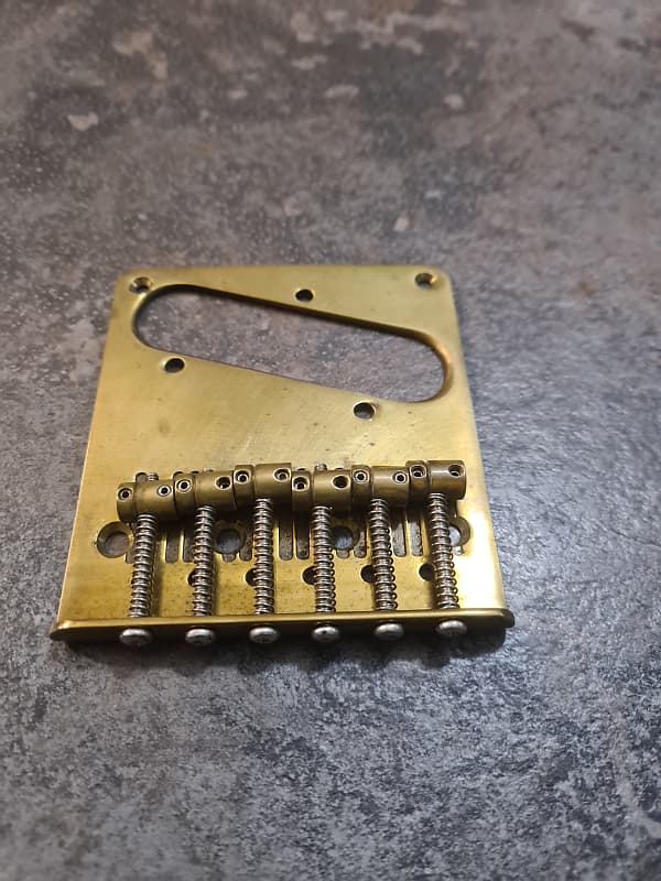 Vintage Mighty Mite Brass Telecaster Bridge 1970s Schecter | Reverb