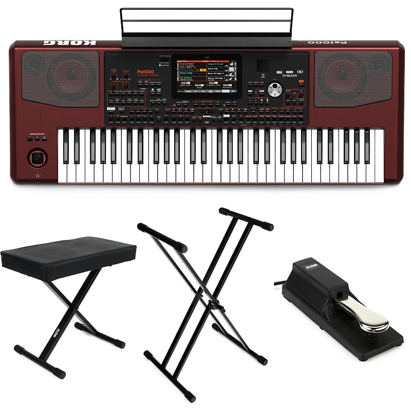 Korg Pa1000 61-key Professional Arranger Essentials Bundle | Reverb