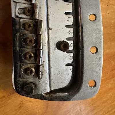 Fender Bronco Bridge Tremolo 1968-1979 - Chrome | Reverb