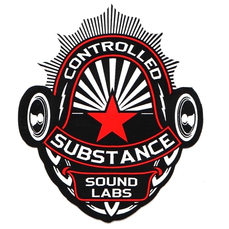 Controlled Substance Sound Labs Ltd Ed RARE New Sticker! | Reverb