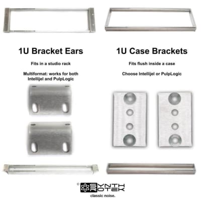 Synthrotek 3U Eurorack Case Brackets with 84HP Rails, | Reverb
