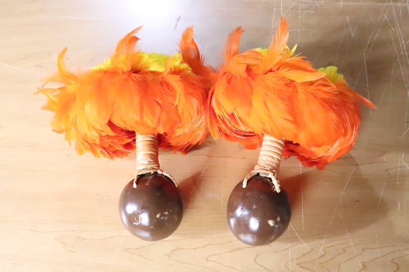 Uli Uli Hawaiian Dance Gourd Maraca Rattles | Reverb