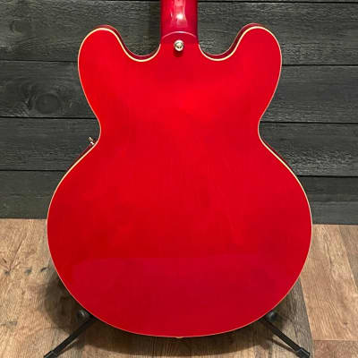 Epiphone ES-335 Semi-Hollow Electric Guitar Wine Red | Reverb