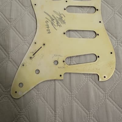 Spitfire aged orange tortoiseshell stratocaster pickguard | Reverb