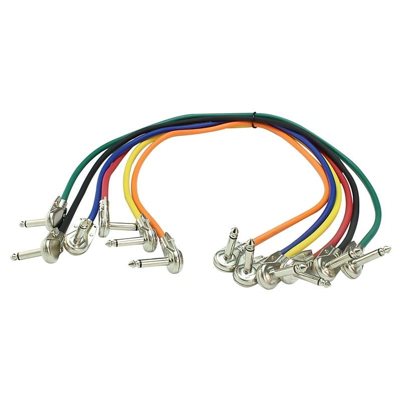 Lynx APL150 Right Angled Patch Cables, 15cm, 6 Pack | Reverb