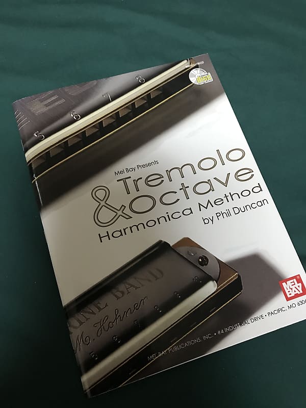 Tremolo & Octave Harmonica Method with CD | Reverb