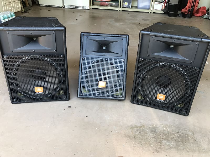 JBL MR925 Speakers w/stands and MR902 Monitor | Reverb
