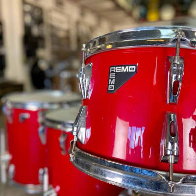 Remo Mastertouch Drum Kit in '52' Deep Red - 18/10/12/14/16 - | Reverb