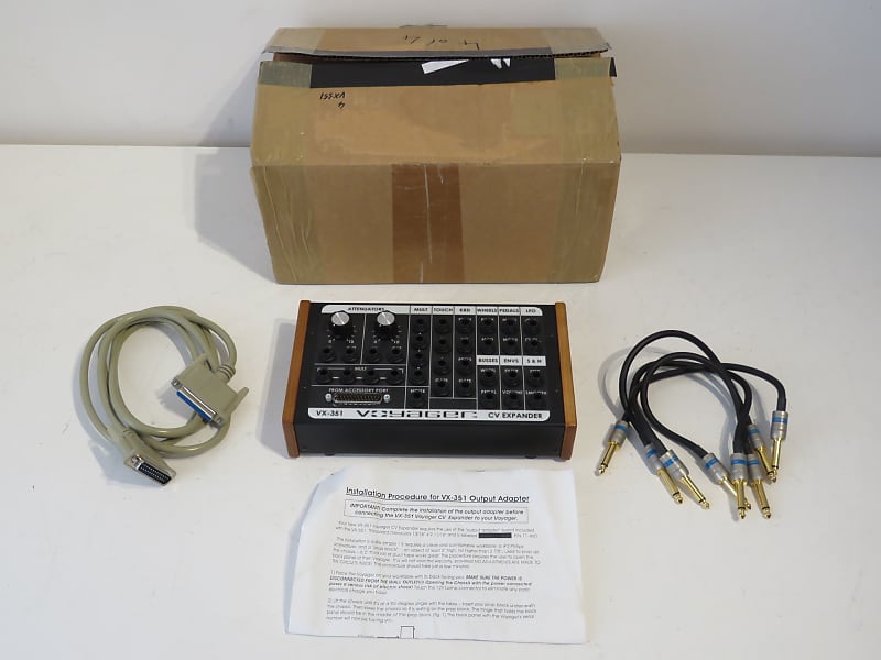 Moog VX-351 Voyager CV Control Voltage Expander – Boxed | Reverb UK