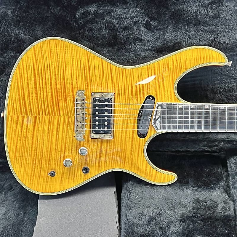 1991 ESP - 901 Custom - AAAA Flamed Maple - ID 3744 | Reverb