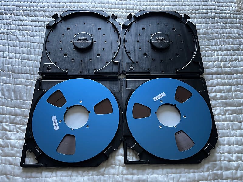 2 Reels - ATR Magnetics Studio Master Tape 1/4" Blue 10.5" | Reverb