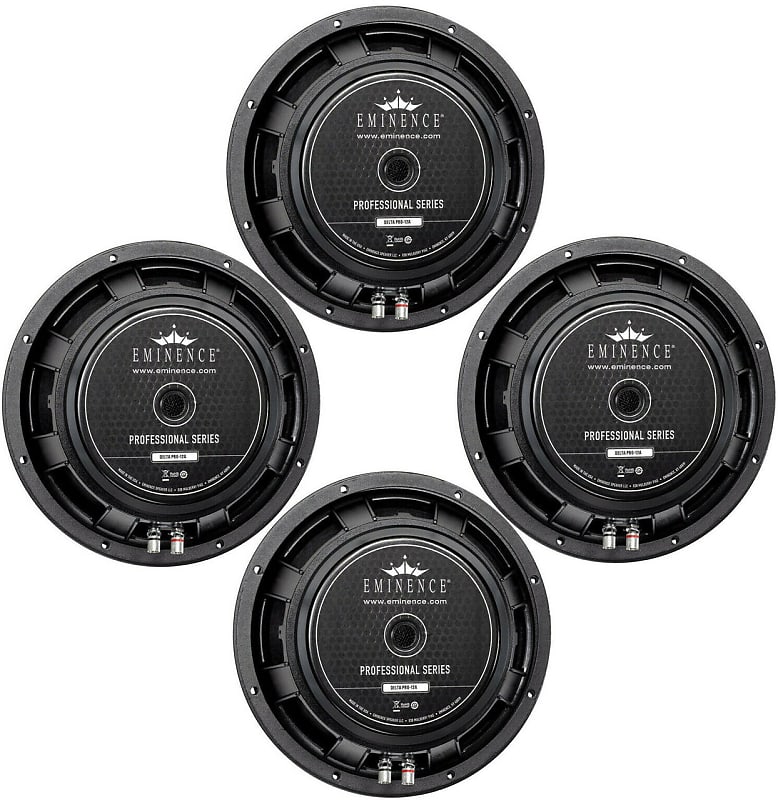 4x Eminence DELTA PRO-12A 12" Midrange, Full-Range, Midbass, | Reverb