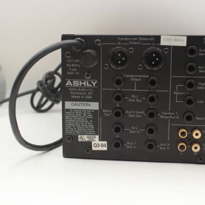 Ashly MM508 Stereo Eight Channel Professional Rack Mixer | Reverb