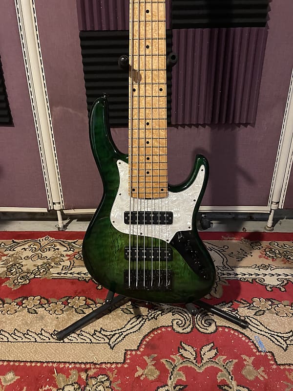 Michael Dolan Custom 6 string Bass J Bass 2020 s - Green | Reverb