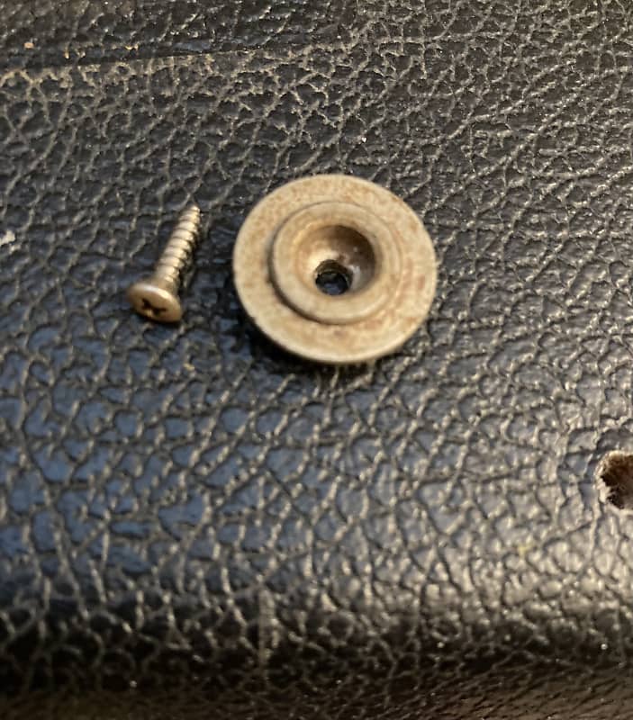 Vintage 1970’s Fender Bass String Tree - Original Nickel Aged | Reverb