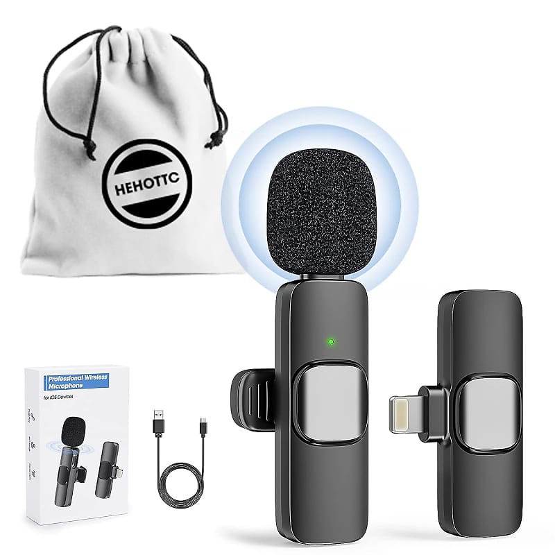 Mini Wireless Microphone For Iphone Ipad - Noise Reduction | Reverb