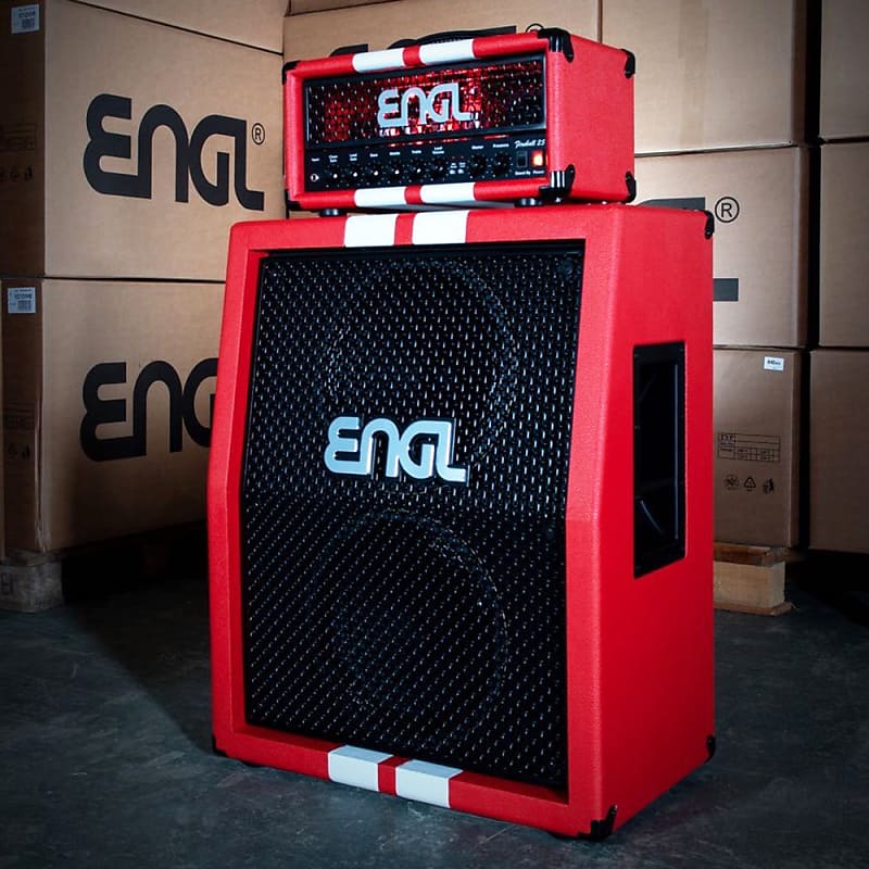 ENGL 40th Anniversary Fireball 25 Head/E212 Half Stack - | Reverb