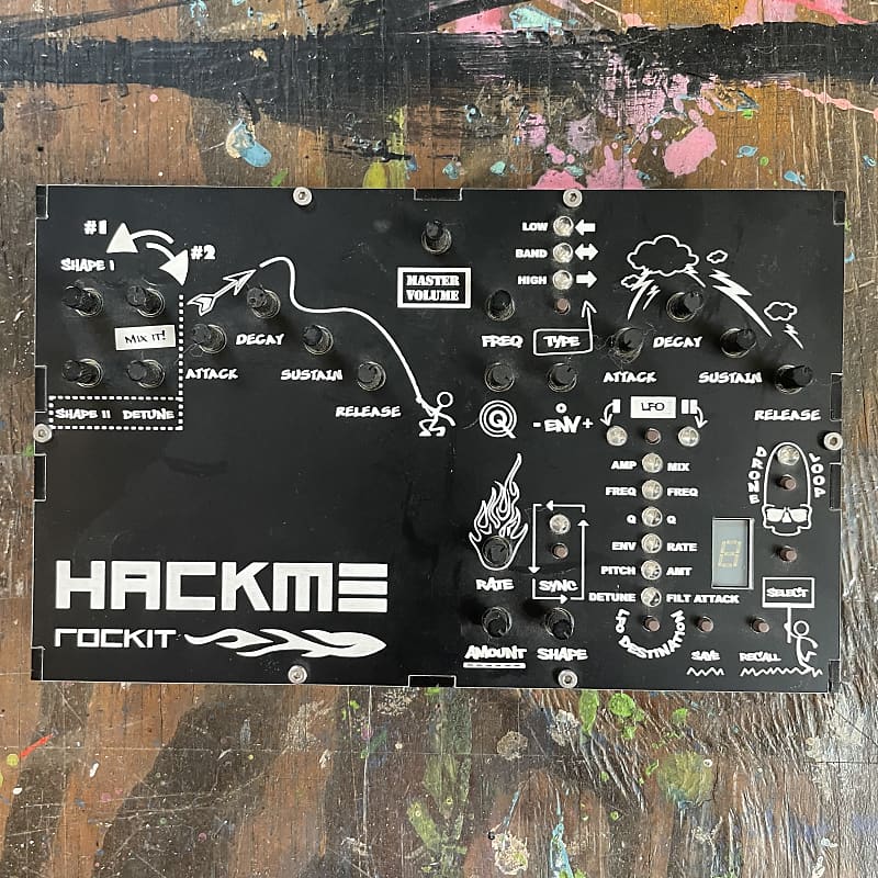 Hackme Rockit Desktop Synth Module DIY | Reverb