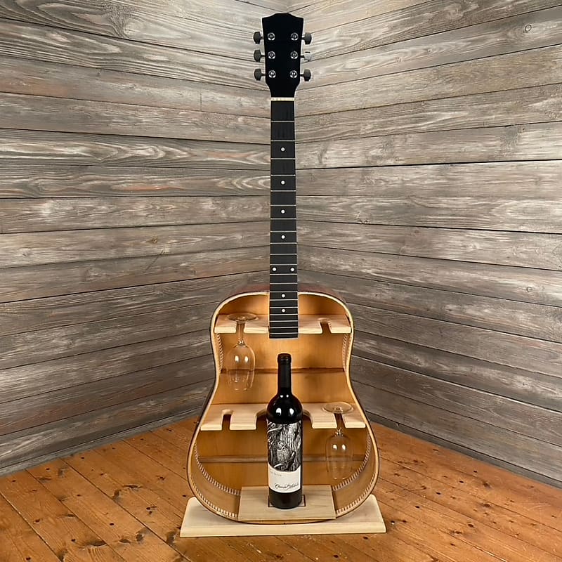 Franklin Guitar Works Custom Acoustic Guitar Wine Rack (#11) | Reverb