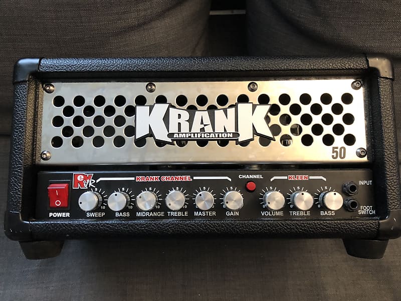 Krank Rev Jr Pro 50 Watt All Tube USA made Amplifier Head | Reverb