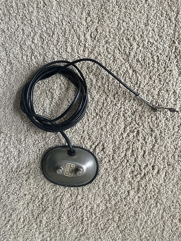 Fender Vintage 2 button footswitch 1960s - Silver - from | Reverb