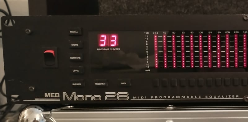 DigiTech MEQ Mono 28 Midi Programmable Equalizer 1991 Black | Reverb