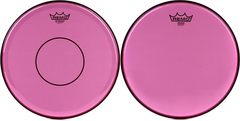 Remo Powerstroke 77 Colortone Pink Snare Drumhead - 14 inch | Reverb