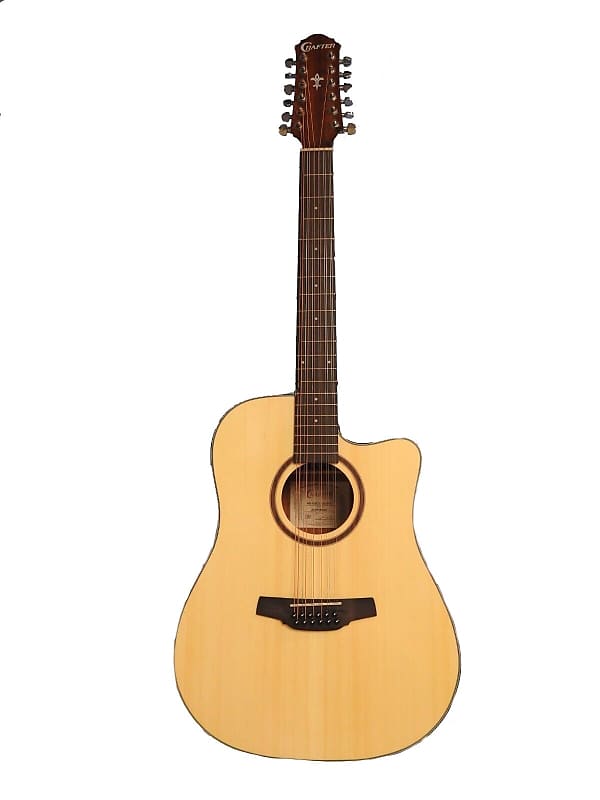 Crafter 100 Dreadnought 12 String Acoustic-Electric Guitar - | Reverb