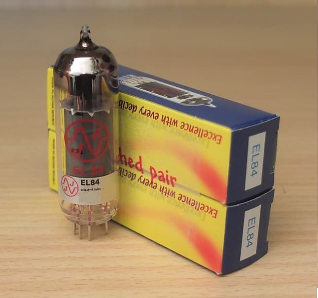 JJ Electronic EL84, amp tubes matched in PAIR | Reverb
