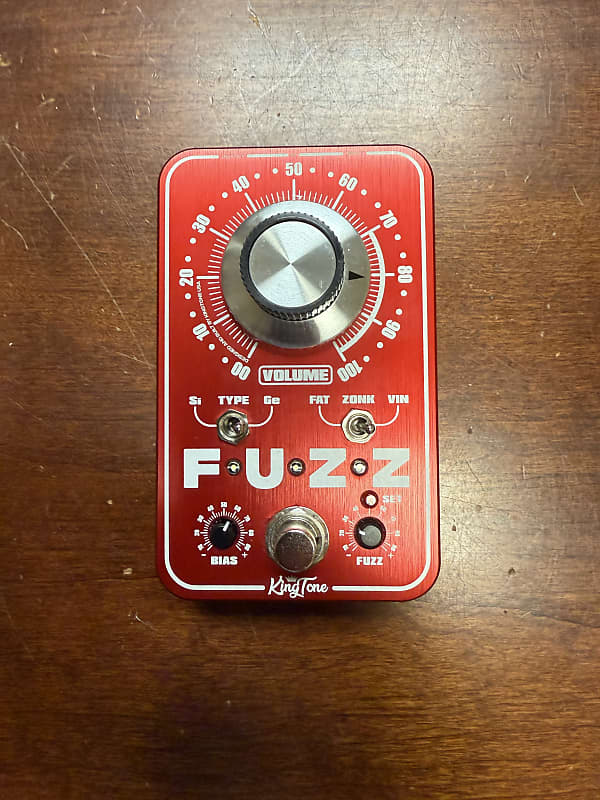 King Tone Guitar Mini FUZZ V2 2024 - Red | Reverb