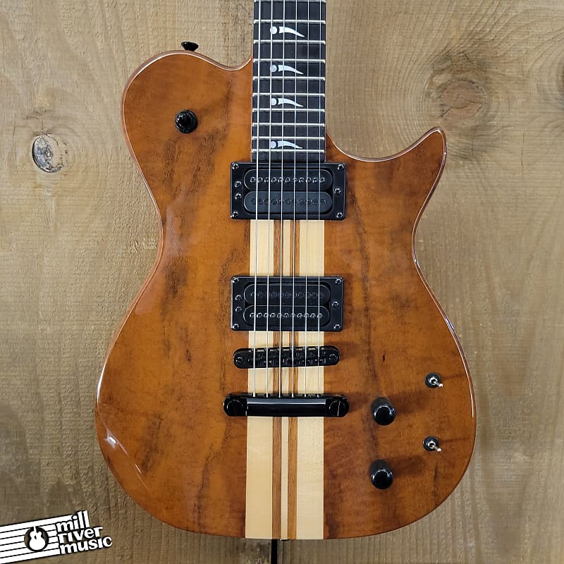 Carvin USA Custom Shop SC90 Koa Electric Guitar w/ OHSC Used | Reverb