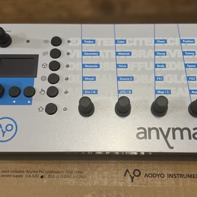 Aodyo Instruments Anyma Phi Physical Modeling Synth | Reverb