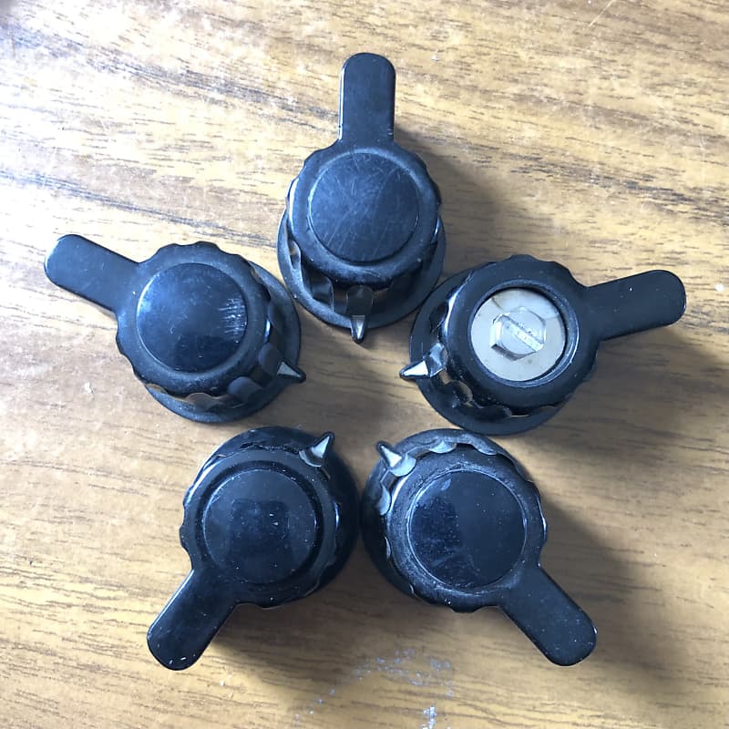 set of 5 Vintage bulgin pointer amplifier control knobs - | Reverb UK