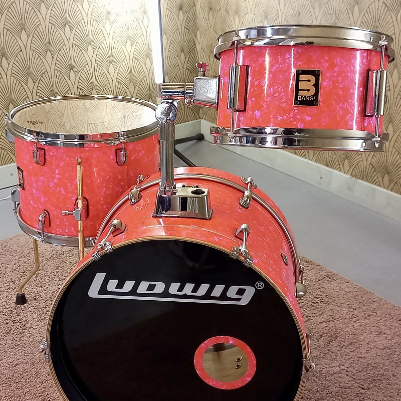 Ludwig Upgraded Junior Drum Kit 2023 - Pink Diamond | Reverb