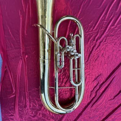Blessing Standard Series Brass 3-Valve Bb Baritone Horn | Reverb