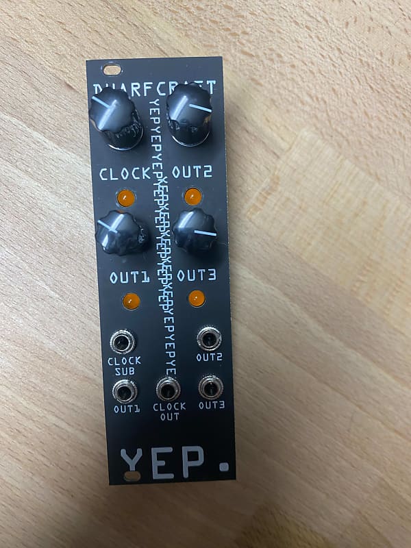 Dwarfcraft Devices Gate Burst clock Generator black panel | Reverb