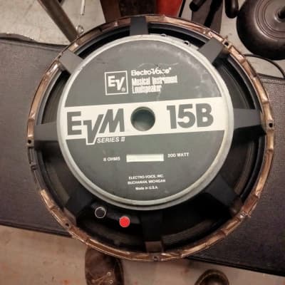 Used Electro-Voice EV EVM-15B Series II 15" bass speaker | Reverb