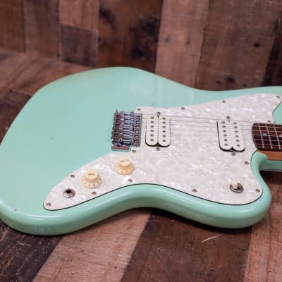 Squier by Fender Standard Jagmaster Seafoam Green Rare Color | Reverb