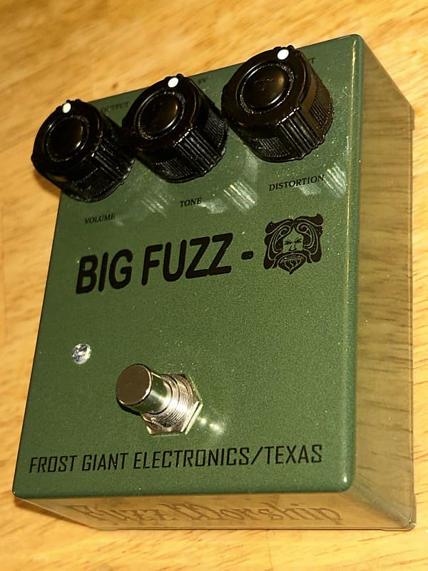 Frost Giant Electronics Big Fuzz Green Bubble 2024 - Army | Reverb