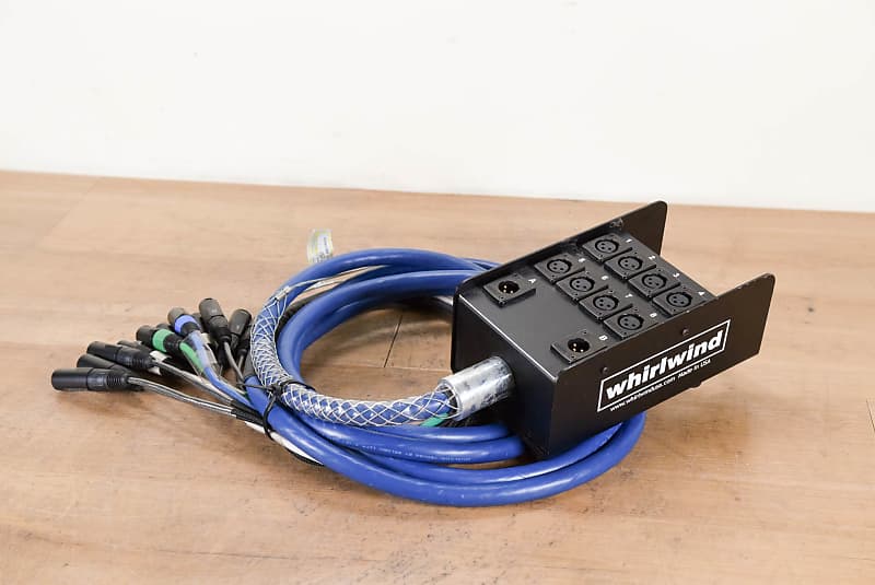Whirlwind 8x2 XLR Snake with two CAT6 Ports - 15' (church | Reverb
