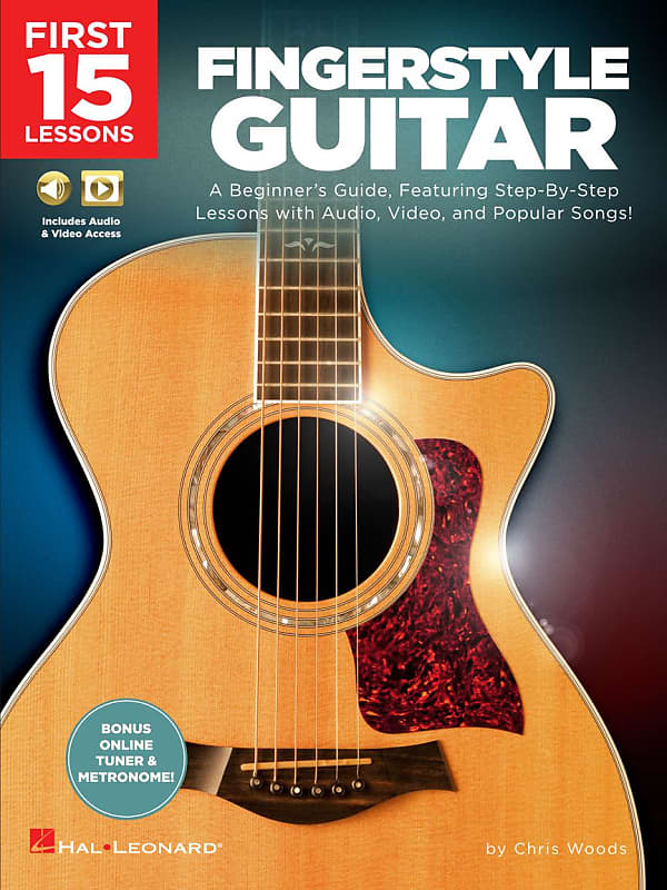 First 15 Lessons - Fingerstyle Guitar Book with Online | Reverb