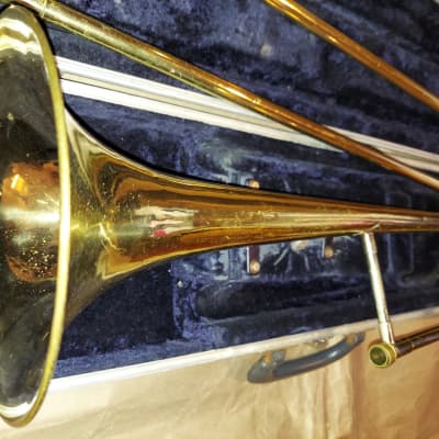 Conn Director Trombone, USA, Brass, Good Condition, with case | Reverb