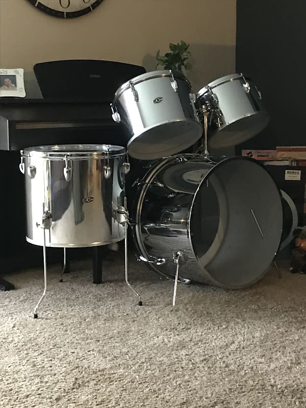 Slingerland Concert Tom Kit Late 70's - Chrome - Complete | Reverb