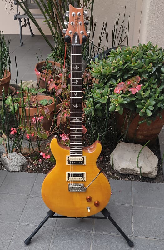 PRS Standard SE Carlos Santana 2022 - Santana Yellow | Reverb